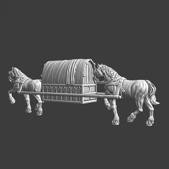 3D Printable Priest wagon - Medieval Transport by Northern Crusades ...