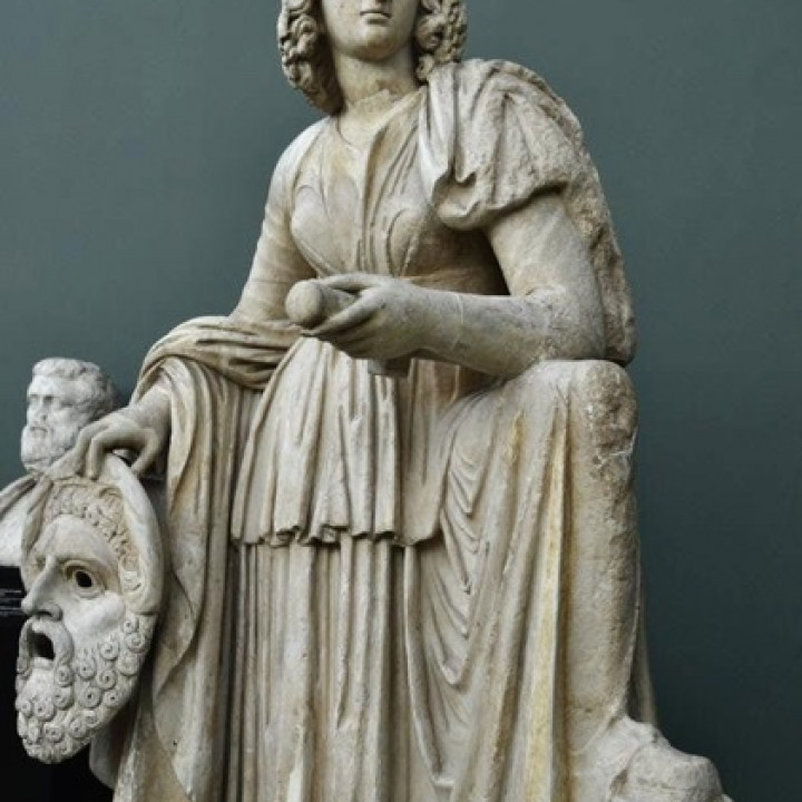 3D Printable Melpomene by Ny Carlsberg Glyptotek