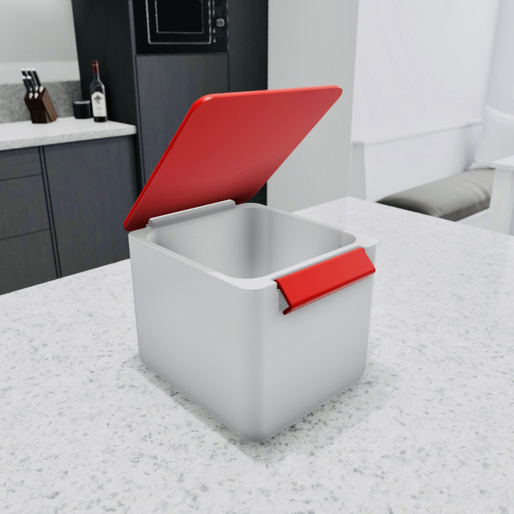 3D Printable HANGING BIN / DESK BIN by Lazy Bear