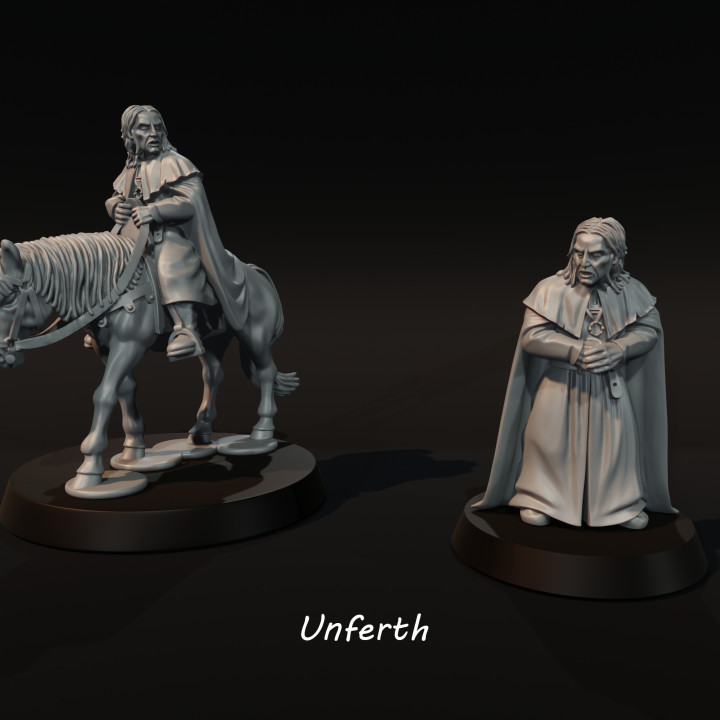 3D Printable Unferth F/M by Medbury Miniatures