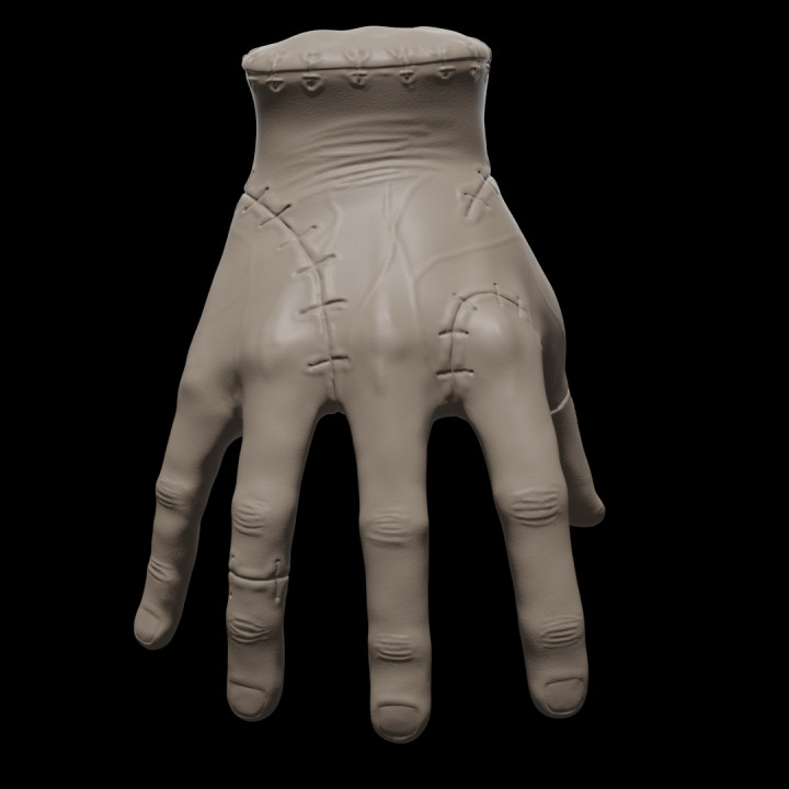 3D Printable Wednesday, hand thing from serial by Jas Nutfullaev