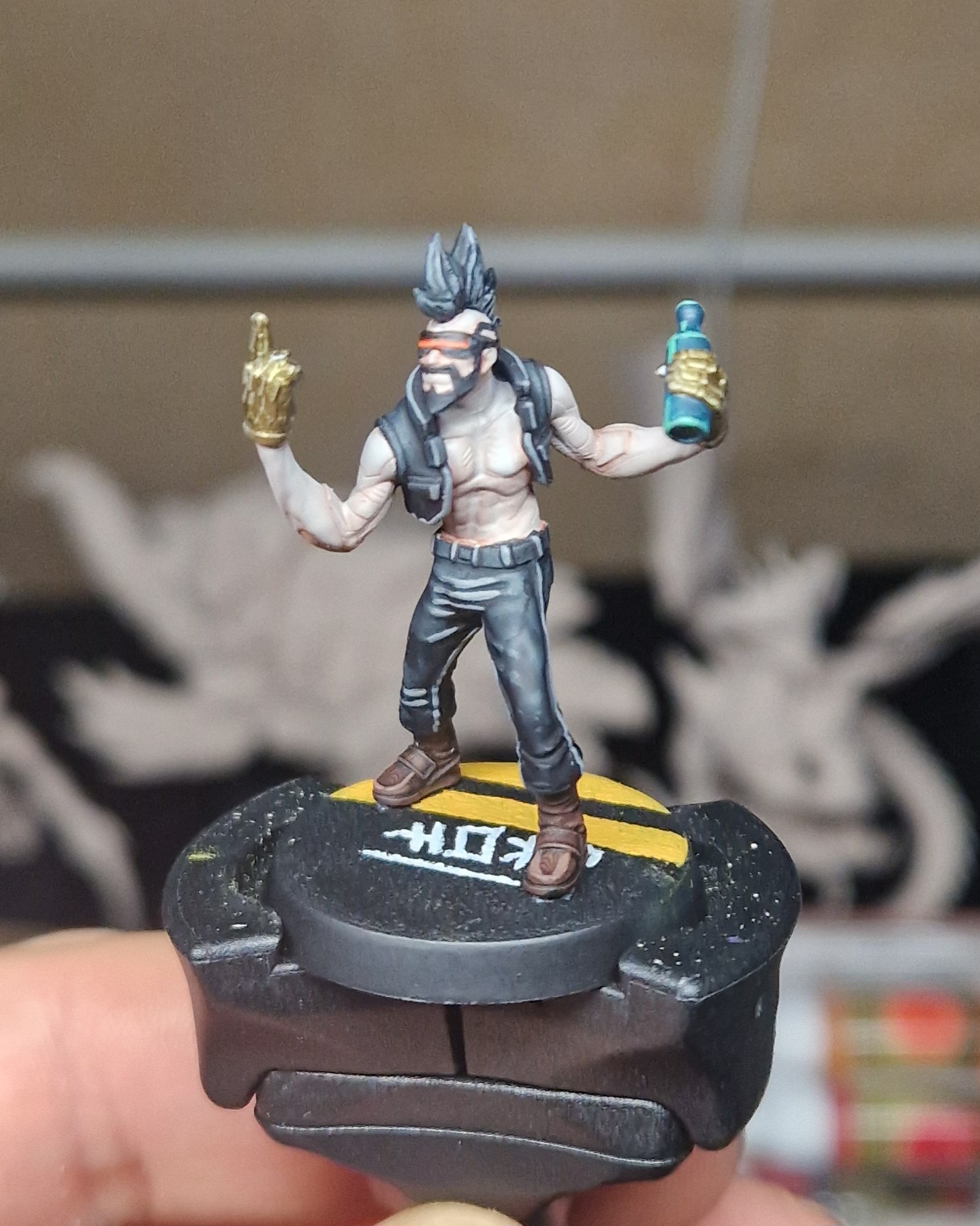 3D Printable CYBER CRAZY RON RON by PAPSIKELS MINIATURES