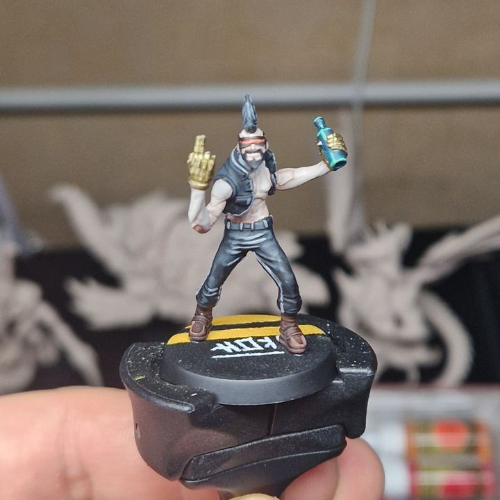 3D Print of CYBER CRAZY RON RON by DarkangelTC