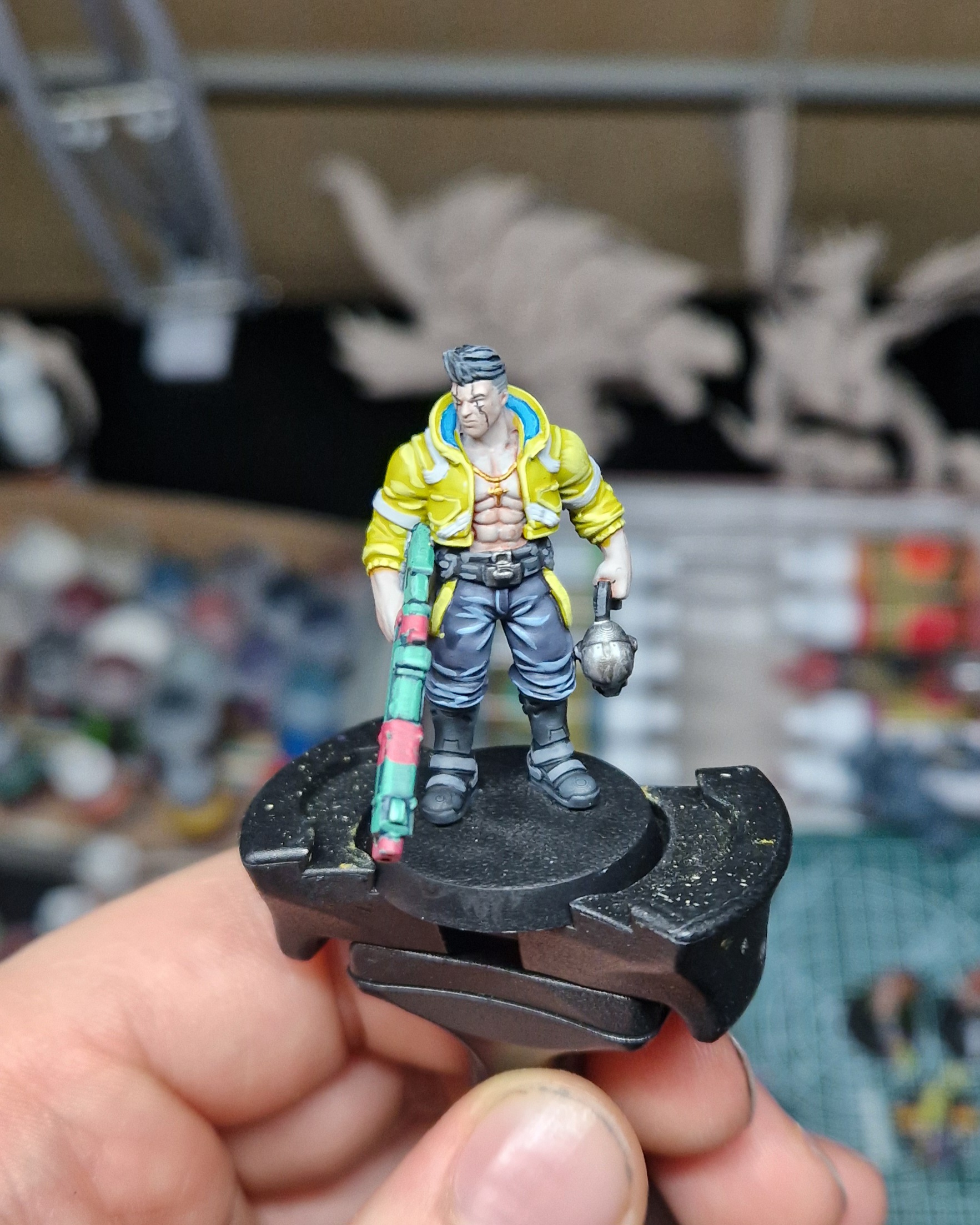 3D Printable DEE RAMIREZ BUFFED CREW LEADER by PAPSIKELS MINIATURES