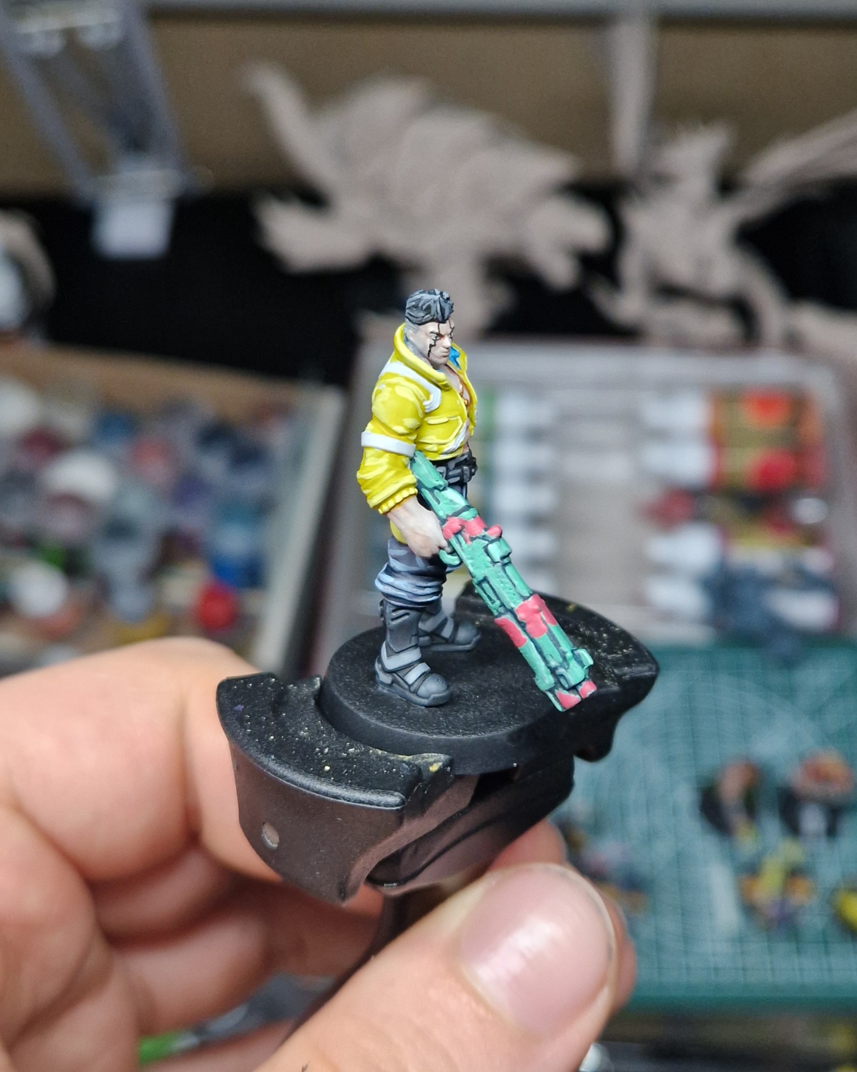 3D Printable DEE RAMIREZ BUFFED CREW LEADER by PAPSIKELS MINIATURES