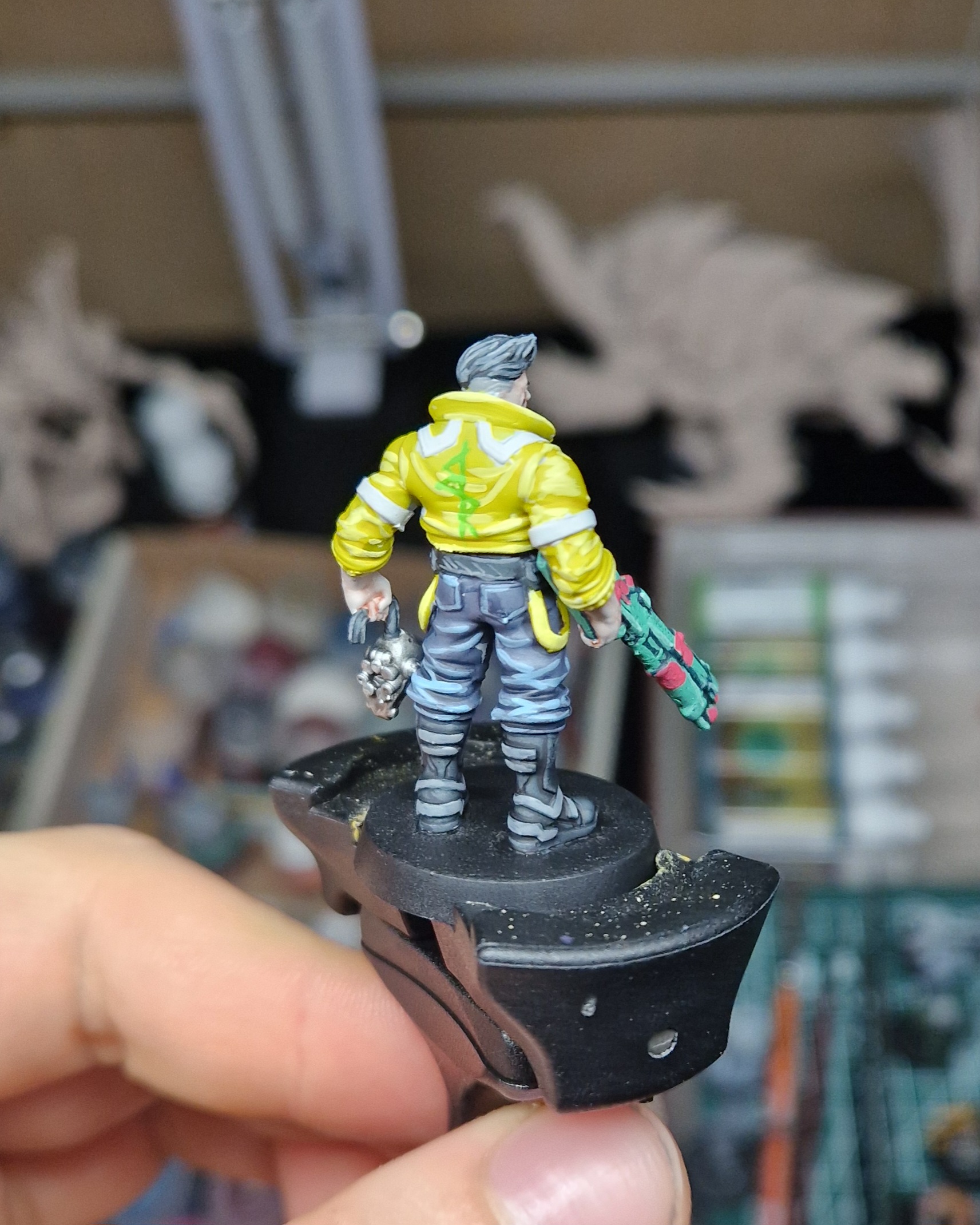 3D Printable DEE RAMIREZ BUFFED CREW LEADER by PAPSIKELS MINIATURES