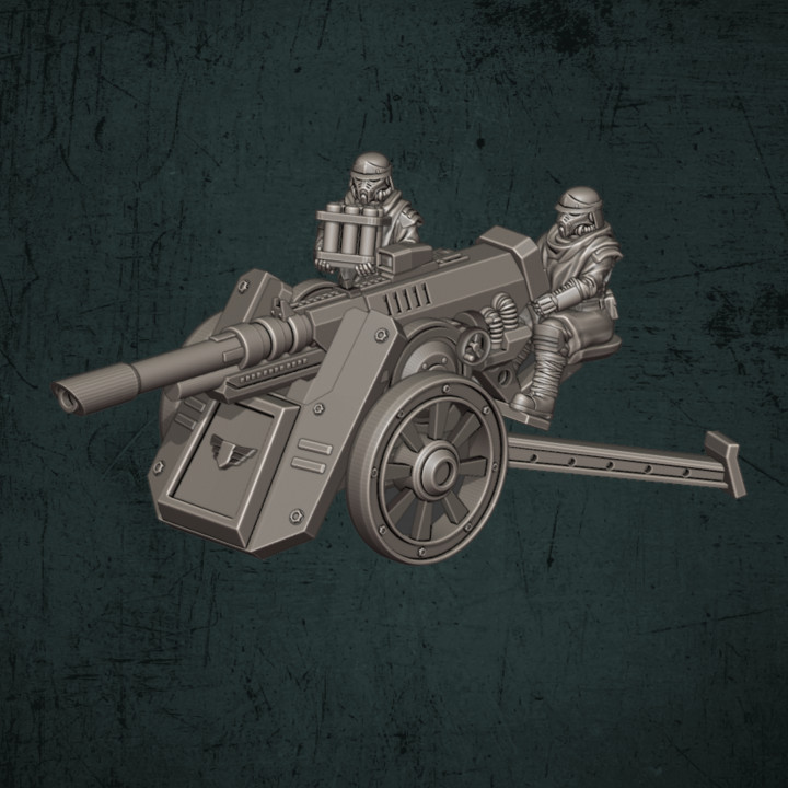 3D Printable Trench Devil Heavy Artillery Set by Quartermaster3D