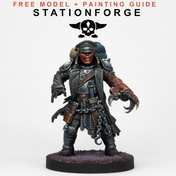 3D Printable Corrupted Guard Sergeant Painting Guide + Model by Station ...