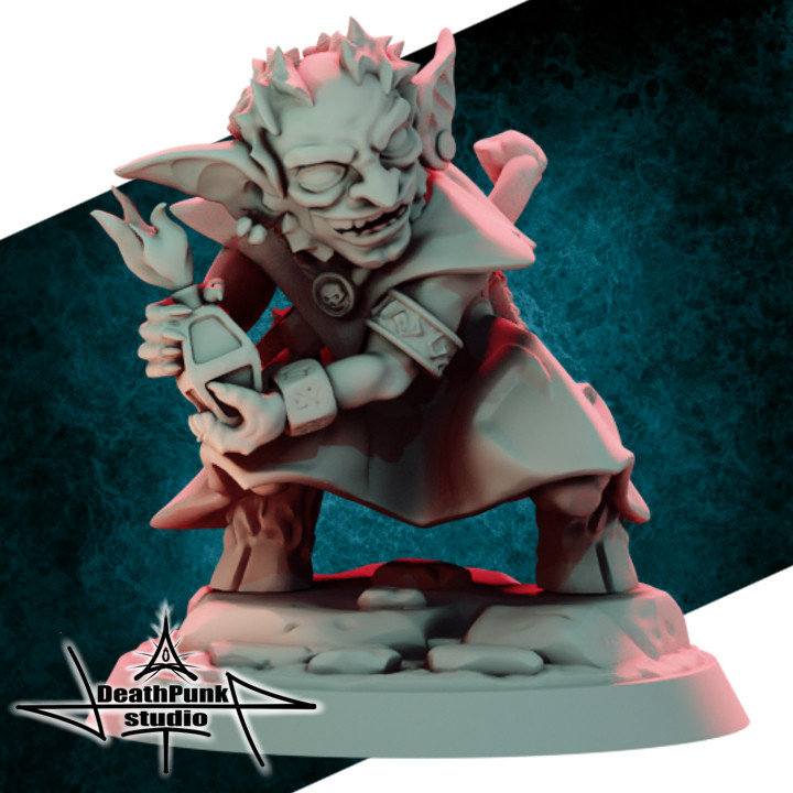 3D Printable Hobgoblin alchemist by Deathpunk Studio