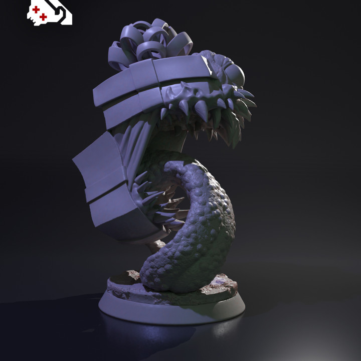 3D Printable Christmas Present Mimic by Fiendslayer Games