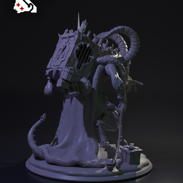3D Printable Christmas Krampus by Fiendslayer Games