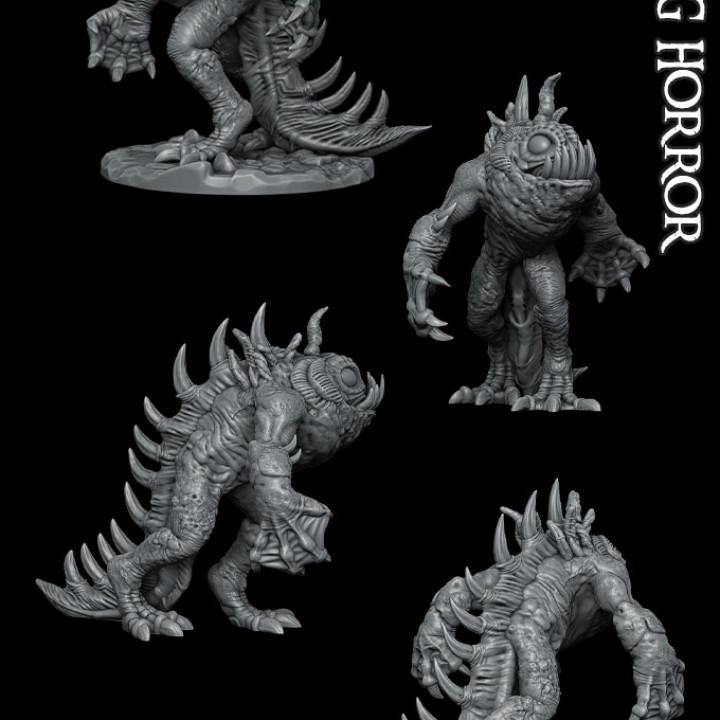 3D Printable Bog Horror by RocketPigGames