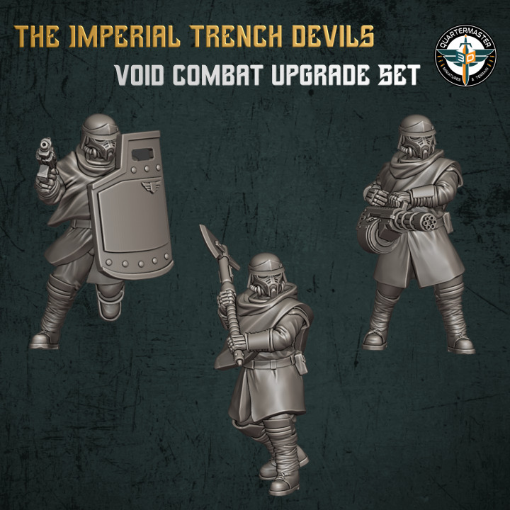 3D Printable Trench Devil Void Combat Upgrade Set by Quartermaster3D