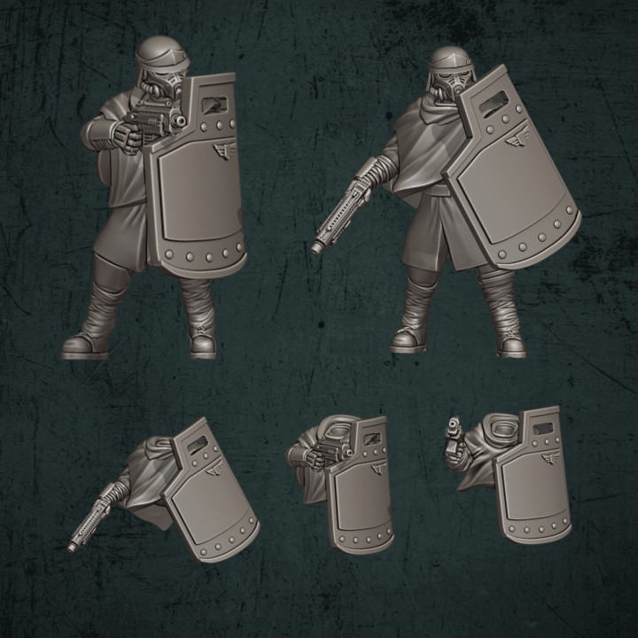 3D Printable Trench Devil Void Combat Upgrade Set by Quartermaster3D