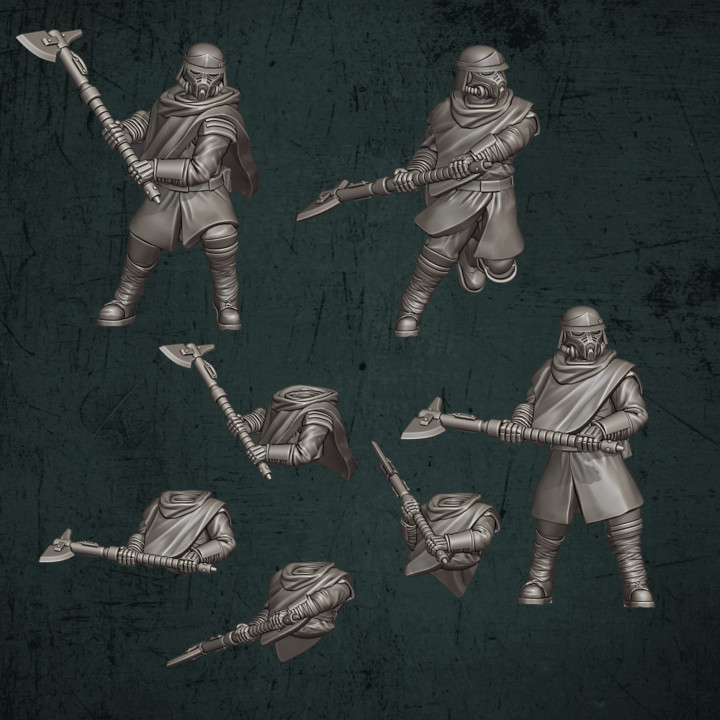 3D Printable Trench Devil Void Combat Upgrade Set by Quartermaster3D