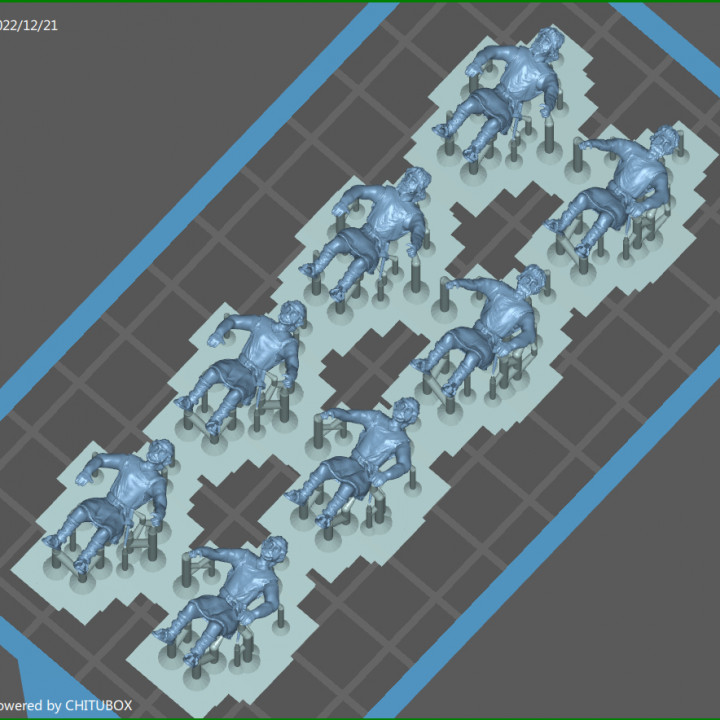 3D Printable Crew for Greek Biremes or Triremes, 500BC by Alf Scherer