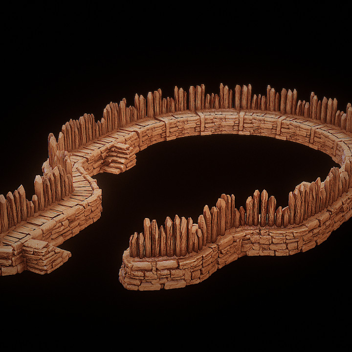 3D Printable Realistic Celtic Village #1 by Key Capas