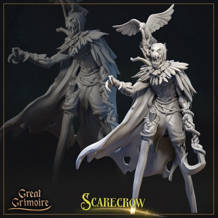 3D Printable Scarecrow by Great Grimoire