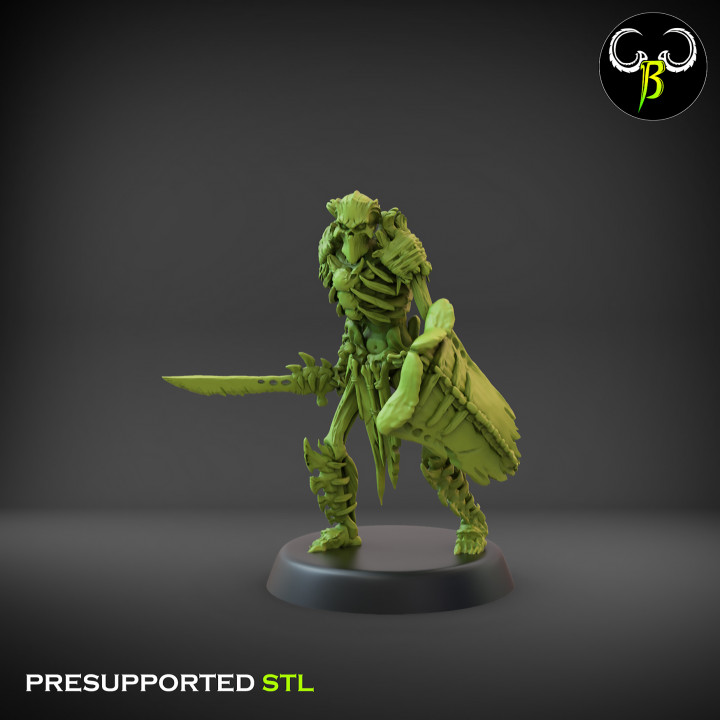 3D Printable BoneGuards Shield Squad by ClayBeastCreation