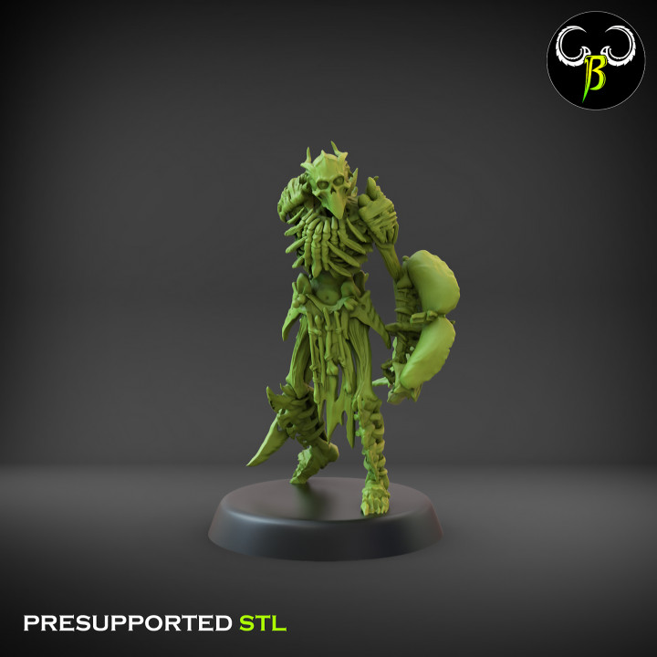 3D Printable BoneGuards Shield Squad by ClayBeastCreation