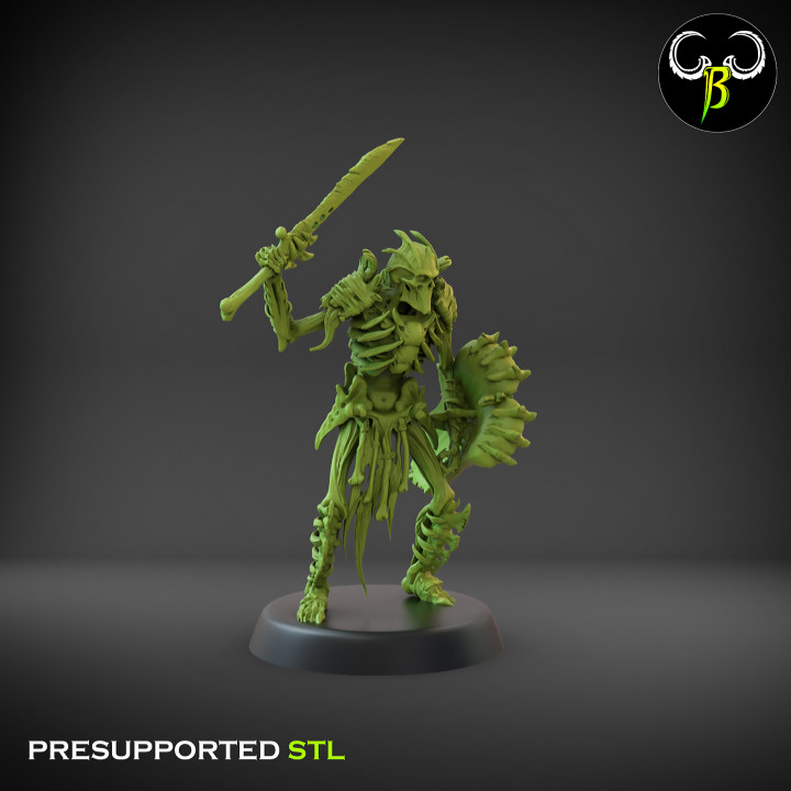 3D Printable BoneGuards Shield Squad by ClayBeastCreation