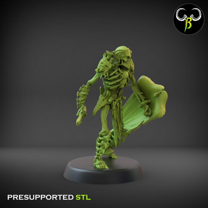 3D Printable BoneGuards Shield SetA by ClayBeastCreation