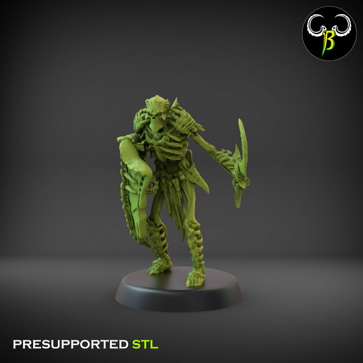 3D Printable BoneGuards Shield SetB by ClayBeastCreation