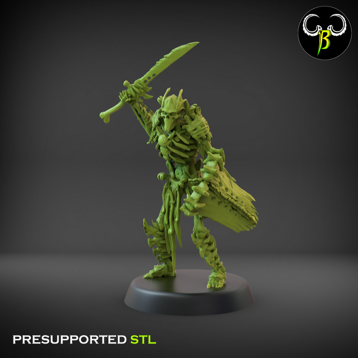 3D Printable BoneGuards Shield SetC by ClayBeastCreation