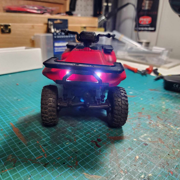 3D Print of CGRC 400 ATV Chassis and Body set for Axial SCX24 (INCLUDES ...