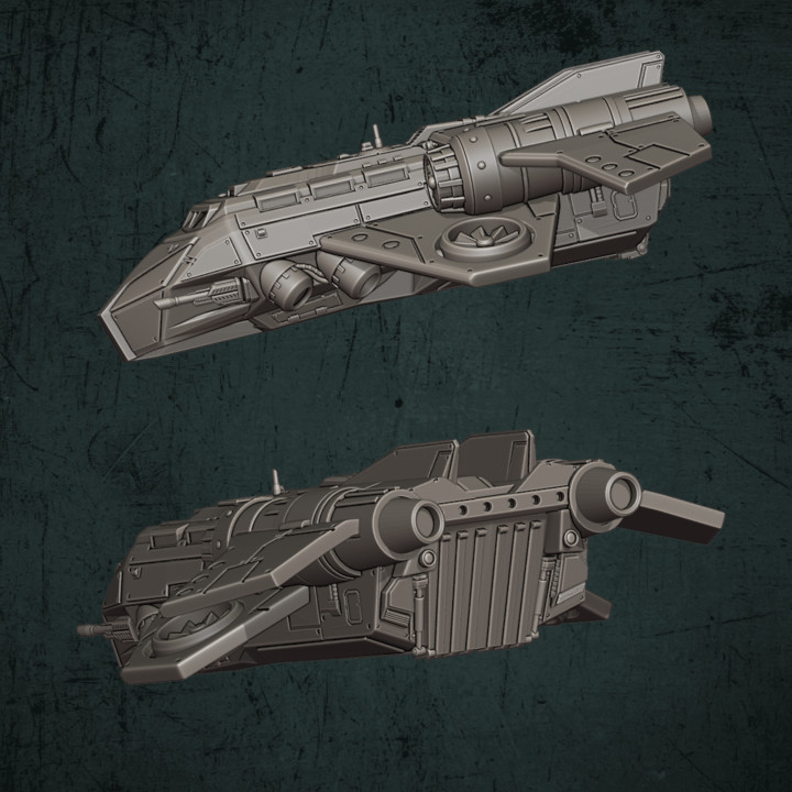 3D Printable Trench Devil Avros Light Shuttle by Quartermaster3D