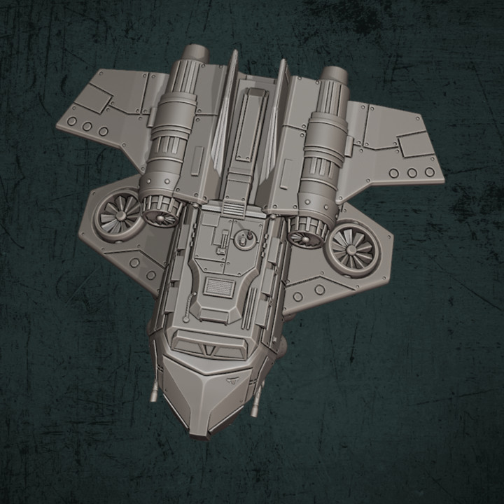 3D Printable Trench Devil Avros Light Shuttle by Quartermaster3D