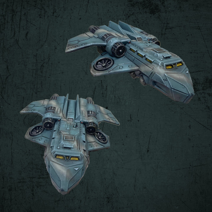 3D Printable Trench Devil Avros Light Shuttle by Quartermaster3D