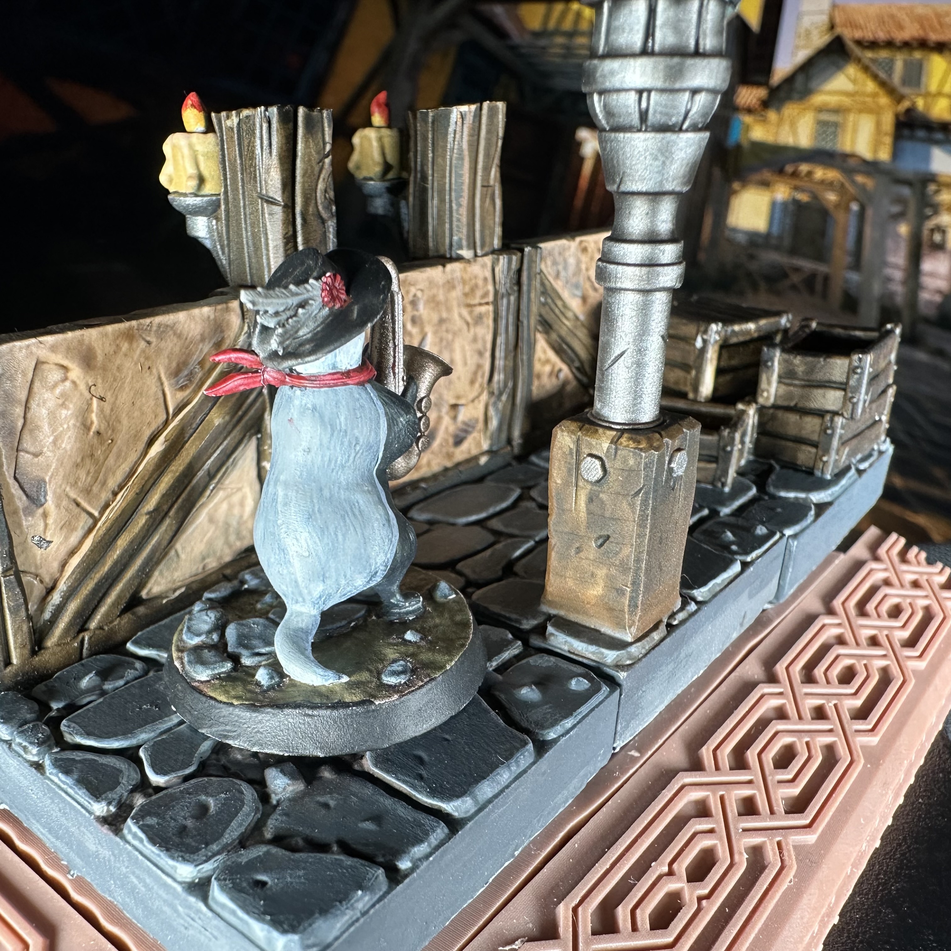 3D Printable Brock the Badger Bard by Miguel Zavala