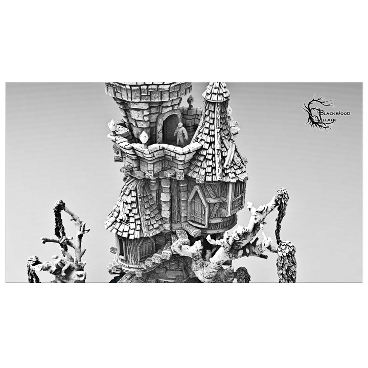 3D Printable Wizard's Tower by Fabio