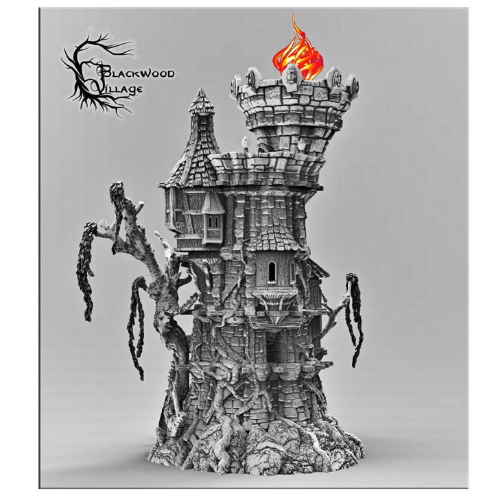 3D Printable Wizard's Tower by Fabio