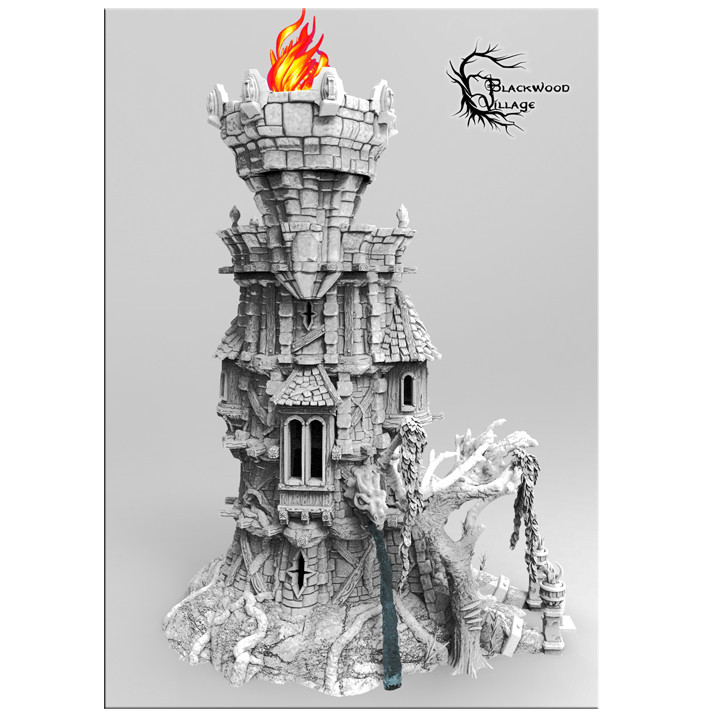 3D Printable Wizard's Tower by Fabio