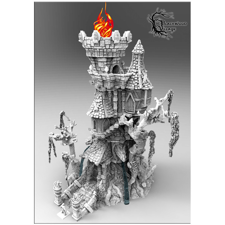 3D Printable Wizard's Tower by Fabio