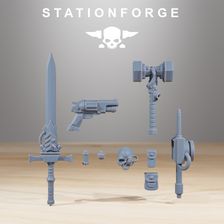 3D Printable Frontliners Infantry by Station Forge