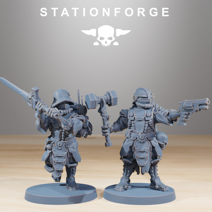 3D Printable Frontliners Infantry by Station Forge