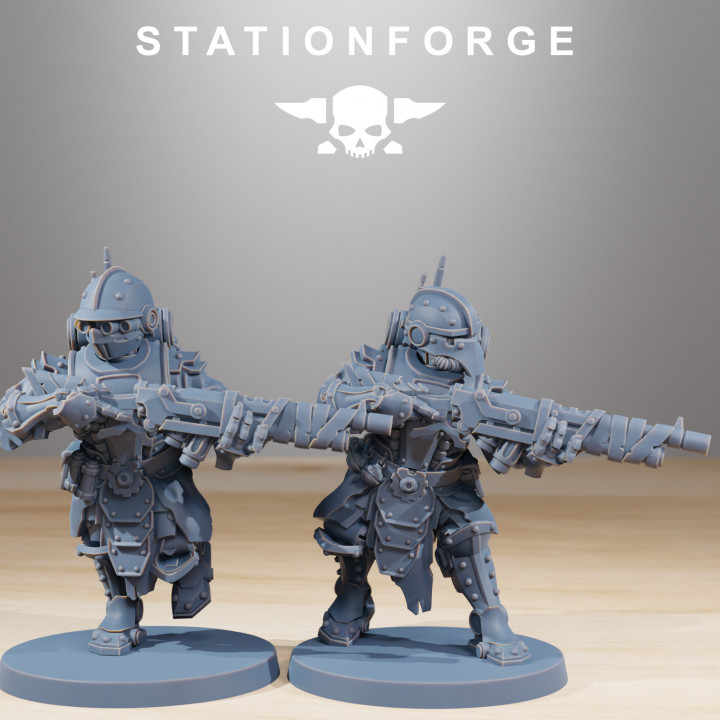 3D Printable Frontliners Infantry by Station Forge