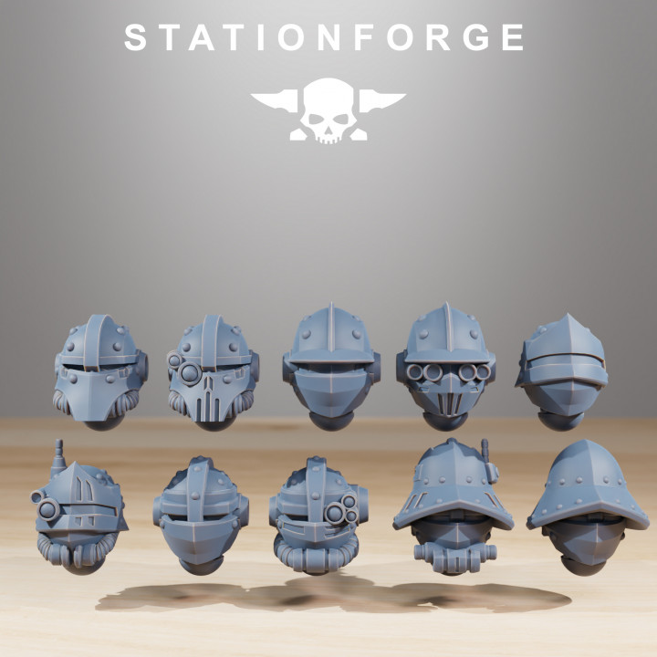 3D Printable Frontliners Infantry by Station Forge