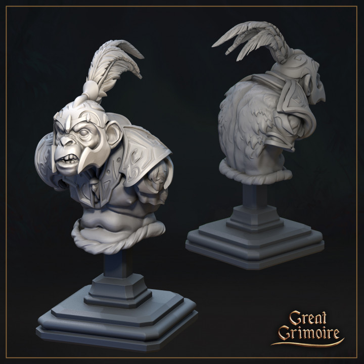 3D Printable Busts vol.12 by Great Grimoire