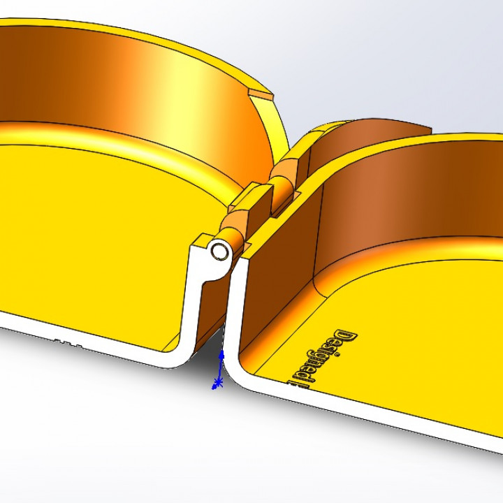 3D Printable Earphone Case / Multipurpose Box by MING