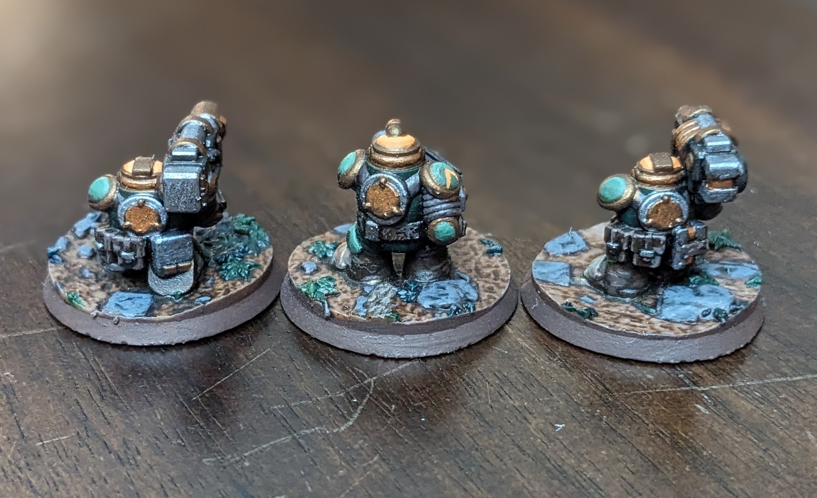 3D Printable Goliath Consortium Brotherhood Thunder Squad (6-8mm) by ...