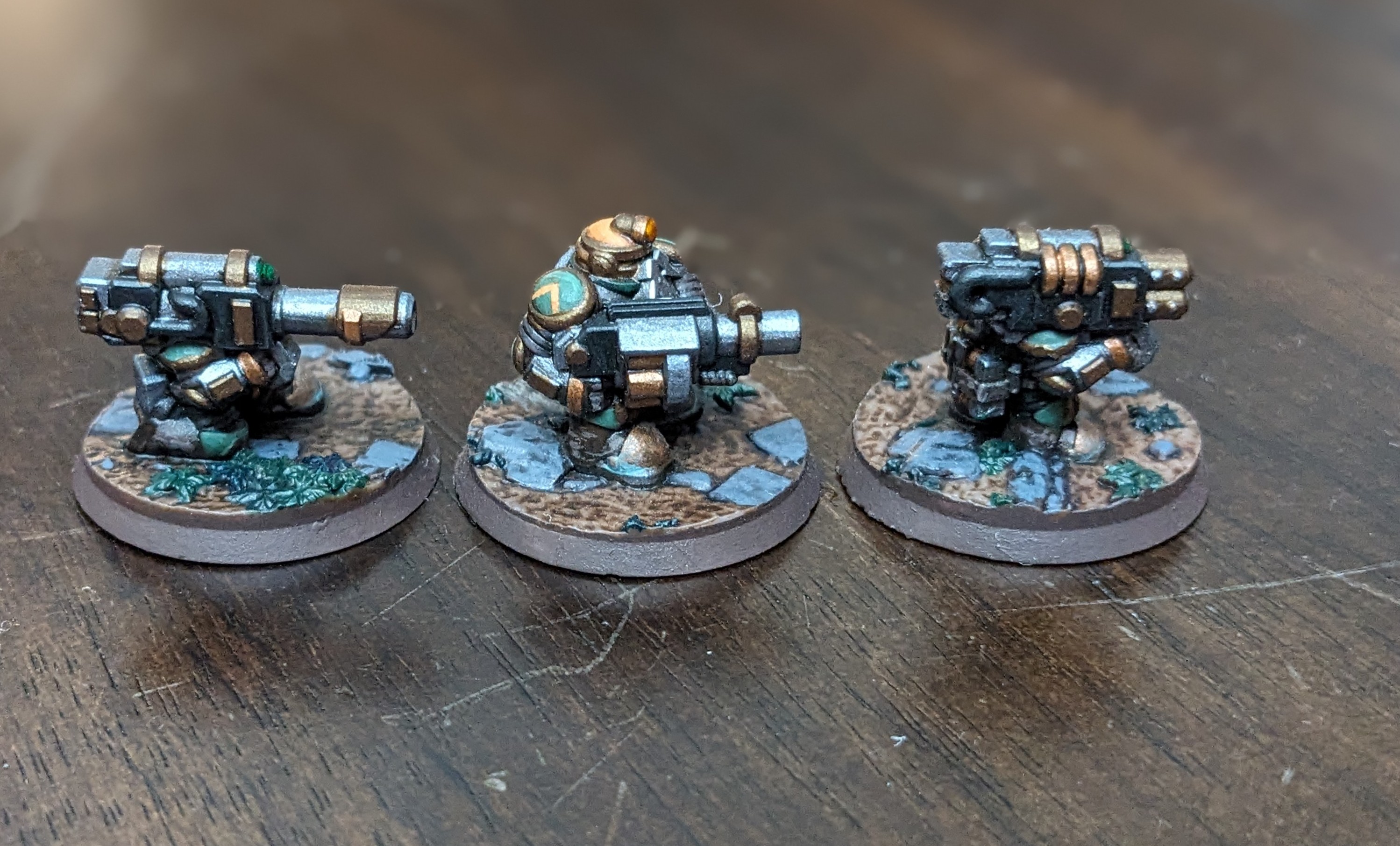 3D Printable Goliath Consortium Brotherhood Thunder Squad (6-8mm) by ...