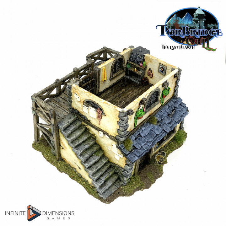 3D Printable Grumble’s Cottage by Infinite Dimensions Games