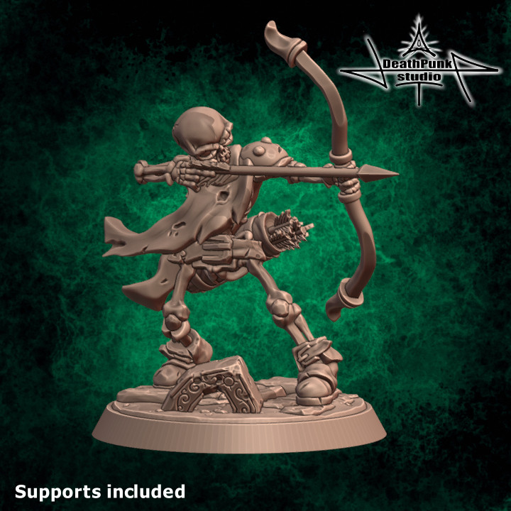 3D Printable Skeleton archer by Deathpunk Studio