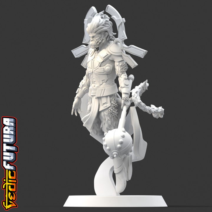3D Printable Pavanputra Hanuman - Son of Wind God by VedicFutura