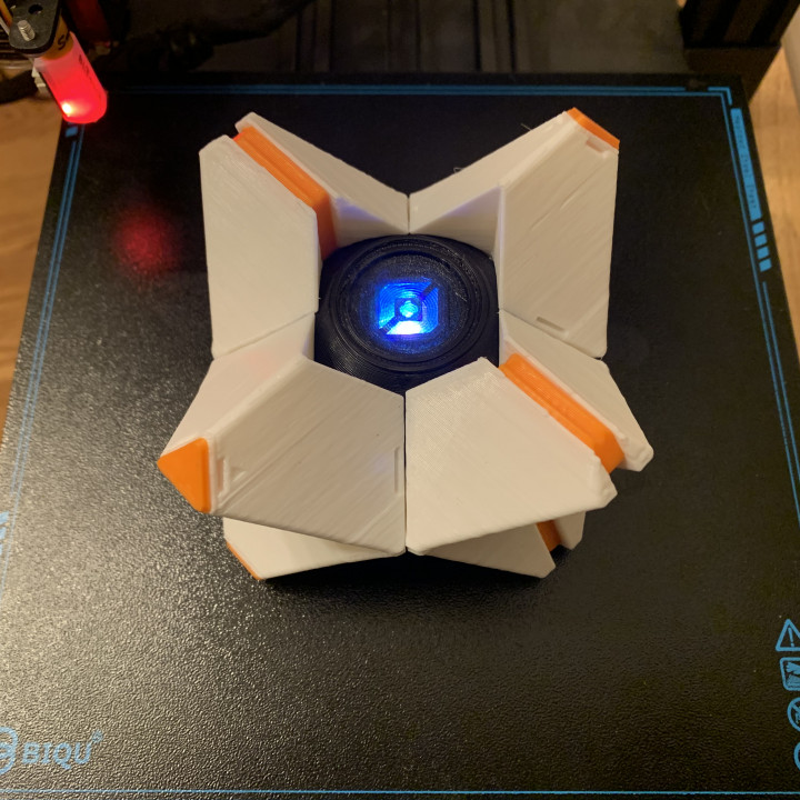 3D Printable Remixed files for LARGE Destiny Ghost with 8-sided tea ...