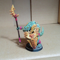 3D Printable Frostheart Lizardmen (Complete Set - 45) by Artisan Guild